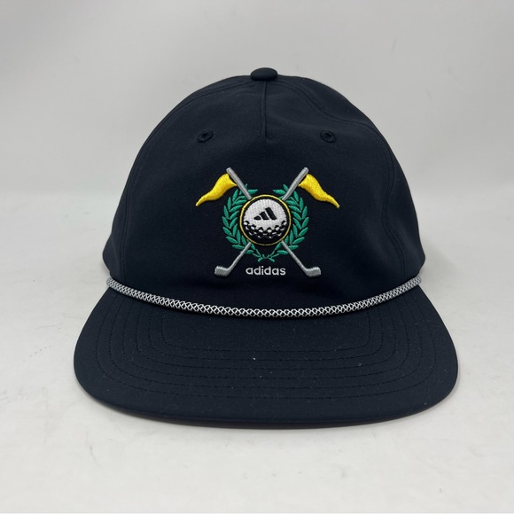 adidas | Accessories | New Adidas Golf Retro 5 Panel 223 Snapback Black ...